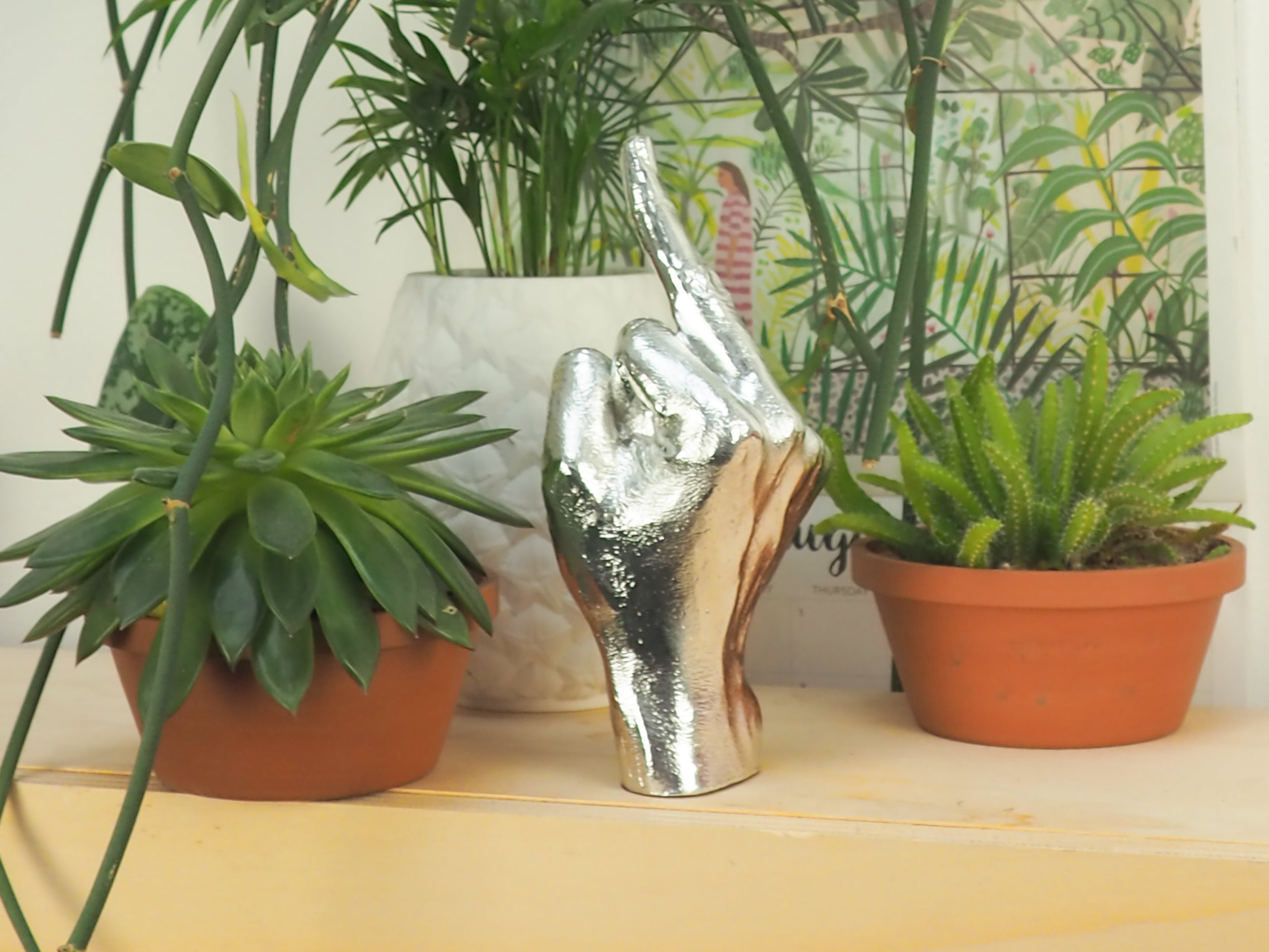 The Finger Sculpture Silver – BITTEN BV