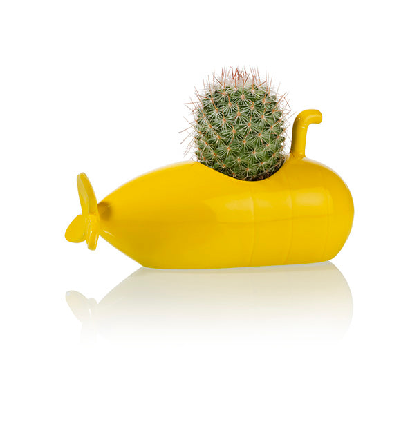 Submarine Planter Yellow Small – BITTEN BV