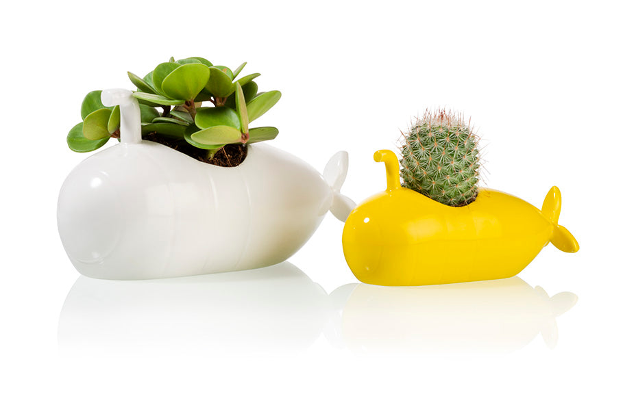 Submarine Planter Yellow Small – BITTEN BV